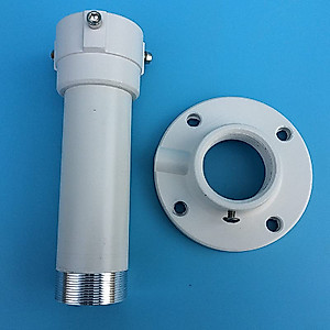 OdiySurveil Security Surveillance Camera Ceiling Mount Bracket for HIKVision CCTV PTZ Camera Aluminum Alloy Liftting Bracket White DS-1661ZJ