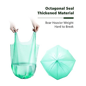 AYOTEE Biodegradable Trash Bags,2.6 Gallon Trash Bag with Handle,150 Count Strong Small Compost Bags for Countertop Bin,Small Garbage Bags for Bathroom Trash Can, Home Kitchen Office Fit 10 Liter