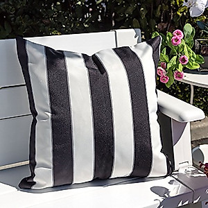 Homy Cozy 7H5241-20-Olivia Accent Pillow, 2 Count (Pack of 1), Black