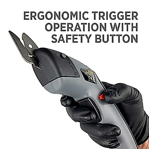 General Tools Cordless Electric Craft Scissors #ES1-Q with 2 Blades and Charger