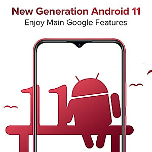 Ulefone Unlocked Smartphones Note 10P, Dual Sim Phones Unlocked, 3GB + 128GB ROM, Android 11, 6.52-inch HD+, 5500mAh High Capacity Battery, 13MP + 8MP, Fingerprint Face Detection, GPS, T-Mobile - Red