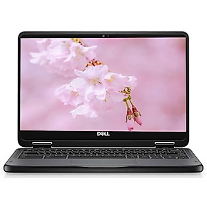Dell 11" HD IPS Convertible Chromebook with Touchscreen, Intel Quad-Core Processor Up to 2.2GHz, 4GB Ram, 32GB Storage, Ultra-Fast WiFi, Chrome OS, Dark Black (Renewed)