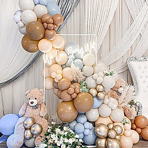 Teddy Bear Theme Balloon Garland for Gender Reveal (BLUE)