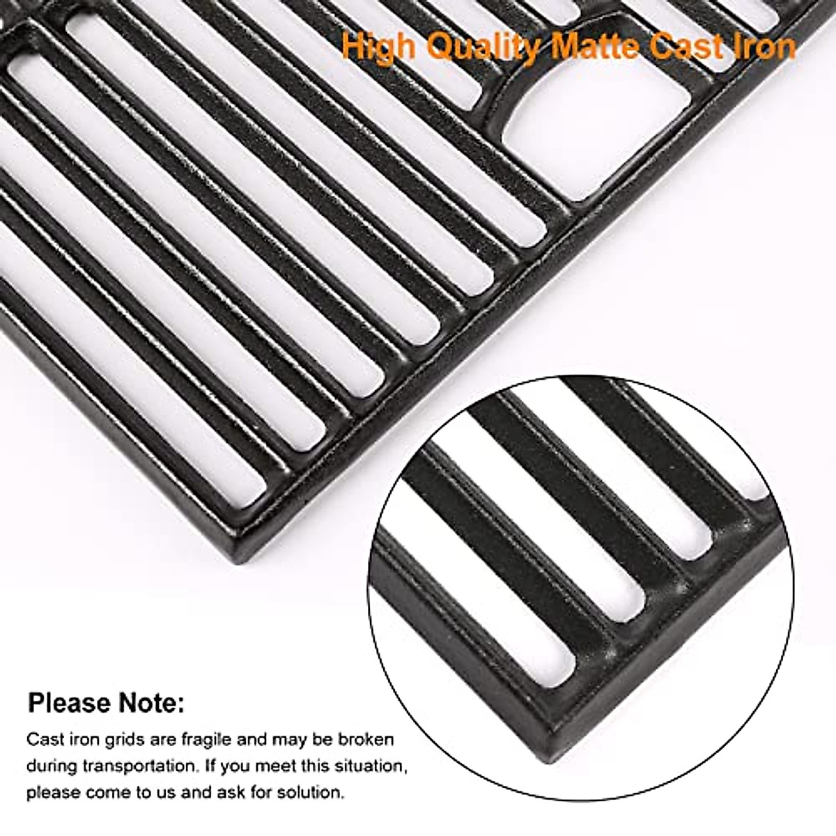 Hisencn Grill Parts Kit for Home Depot Nexgrill 6 Burner 720-0896E, 720-0896B, 720-0896C Gas Grill, Stainless Steel Grill Burners, Heat Plates Tent Shields Flame Tamers, Cooking Grates Grid