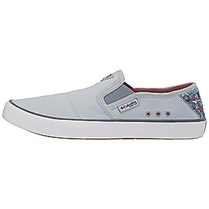 Columbia Womens Slack Water PFG Slip Boat Shoe, Mirage/Bright Poppy, 9 US