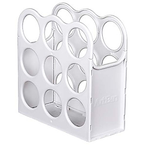 ArtBin 6866AG Mini Vinyl Storage Rack, Organizer up to 9 (5.5") Vinyl Rolls, White, 1 Rack