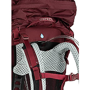 Osprey Aura AG LT 65L Women's Backpacking Backpack, Black, WM/L