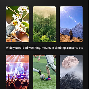 High Power Monocular with Adapter Lightweight BAK-4 Prism & FMC Lens Monoculars for Bird Watching Camping Hiking Travel