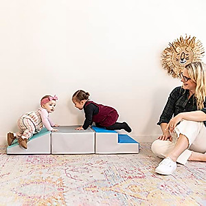 ECR4Kids SoftZone Junior Little Me Climb Crawl and Slide, Beginner Playset, Contemporary, 3-Piece