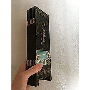 APERFECT Decorations for The Home, 6 Panel Divider, Mini Folding Screen, Chinese Lacquerware, Mini Desktop Folding Screen, Feng Shui Ornaments, Oriental Gift, Business Gift