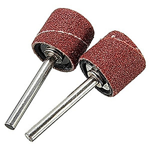 Katzco 51 Piece Drum Kit - 45 Sanding Bands, 6 Mandrills - Fits Any Drill - for Rotary Tools, Die Grinder, Power Drills, Carpenters, Woodworking, Paint, Sanding Surfaces and Finishing Jobs