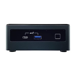 Intel PC NUC NUC10i7FNHN Mini PC/HTPC - 10th Gen 6-Core i7-10710U up to 4.70 GHz CPU, 32GB DDR4 RAM, 1TB SSD, Wi-Fi + Bluetooth, UHD Graphics, 4K Support, Windows 10 Pro, Intel NUC NUC10i7FNHN
