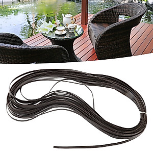 Wicker Repair Kit, Easy To Use High Strength Wicker Furniture Repair Replacement Durable for Patio Chair Double Sided Dark Brown