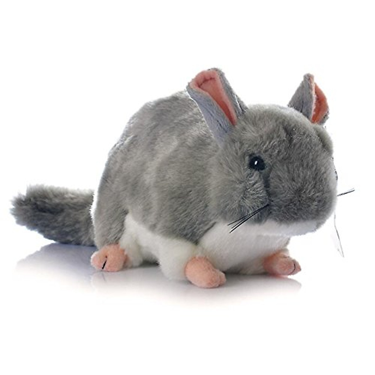 MSNOR 12 inch Chinchilla Plush Toy Stuffed Animal Toy Plush Animal Doll (Gray)