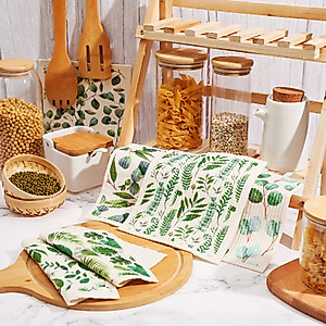 6 Pcs Swedish Dishcloth for Kitchen Reusable Paper Towels Swedish Sponge Absorbent Dish Towel Fast Drying Washable Cleaning Cloths No Odor Wipes Decorative Hand Tea Towel for Kitchen