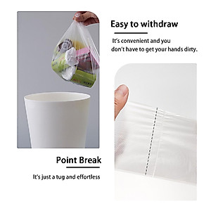 Ziciner 2 PCS Car Trash Bags (30 Count), Premium Mini & Small Trash Bags, Waterproof Litter Garbage Bag Organizer, Suitable for Car & Desktop Trash Cans, 11 Inch Thickened Plastic Bag