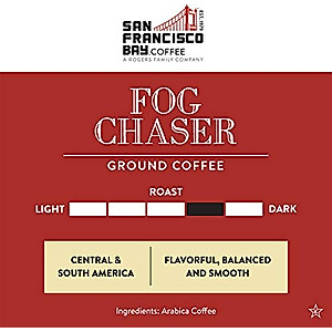 San Francisco Bay Ground Coffee - Fog Chaser (28oz Bag), Medium Dark Roast