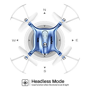 SYMA Mini Drones for Kids or Adults, Easy Indoor Flying Helicopter with Auto Hovering,3D Flip,Headless Pocket Quadcopters UFO Toy Gift for Boys Girls