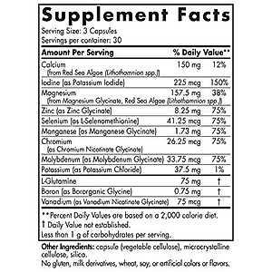 Nordic Naturals Multi Minerals Without Iron & Copper, Unflavored - 90 Capsules - 9 Essential Minerals to Support Cellular Health - Optimal Health & Wellness - Certified Vegan - Non-GMO - 30 Servings