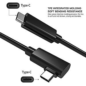 JRSHOME 16ft USB 3.2 Gen 1 Type-C-C Cable for Oculus Quest 1/Oculus Quest 2 Link Cable for Gaming on PC