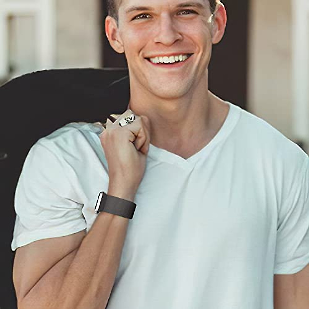 DaQin 3 Pack Stretchy Solo Loop Compatible with Apple Watch Band 44mm 42mm 40mm 38mm 45mm 41mm 49mm, Braided Sport Elastic Nylon Bands for Apple Watch SE/iWatch Ultra Series 8 7 6 5 4 3 2 1 Women Men