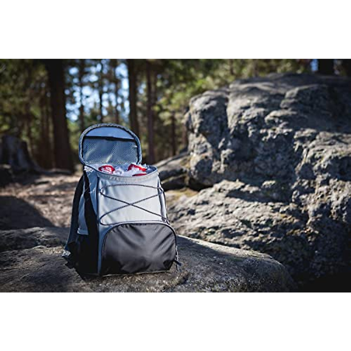 PICNIC TIME NCAA Wake Forest Demon Deacons PTX Insulated Backpack Cooler, Black With Gray Accents, One Size, 633-00-175-614-0