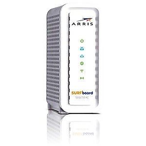 ARRIS Surfboard SBG6700AC-RB DOCSIS 3.0 Cable Modem/Wi-Fi AC1600 Router (Renewed)