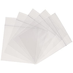 Beadaholique 100 Self Sealing, Zipline Brand Bags, Clear 2 mil. Thick Plastic - 2'' X 2'' (50mm x 50mm)