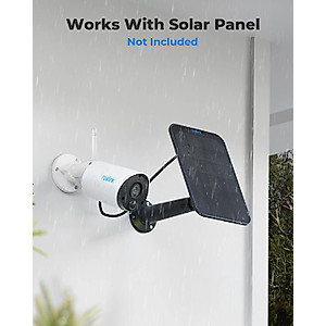 Reolink Wireless Security Camera Outdoor, 1080P HD, Rechargeable Battery-Powered, 2.4GHz WiFi, Night Vision, 2-Way Talk, Works with Alexa, Local SD Storage, Set up in Minutes, No Hub Needed– Argus Eco