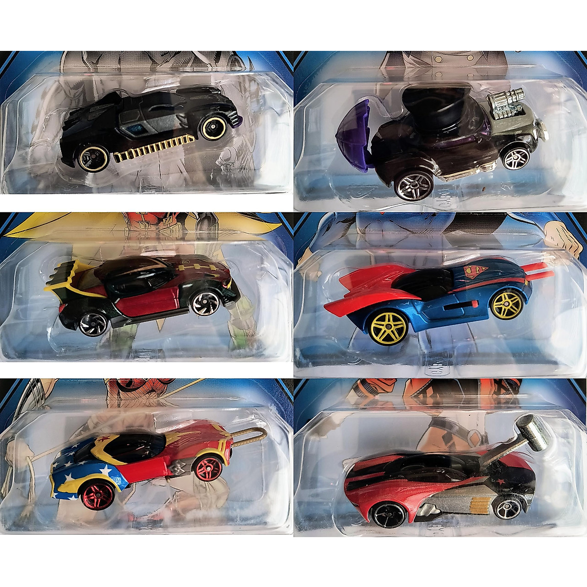 Hot Wheels Character Car Set Includes 1:64 Scale Character Cars