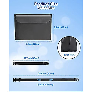 Waterproof Fanny Pack, Beach Vacation Essentials Water Proof Pouch Bag with Waist Strap, Cruise Accessories Must Haves to Keep Phone Valuables Safe Dry Perfect for Boating Swimming Snorkeling Kayaking