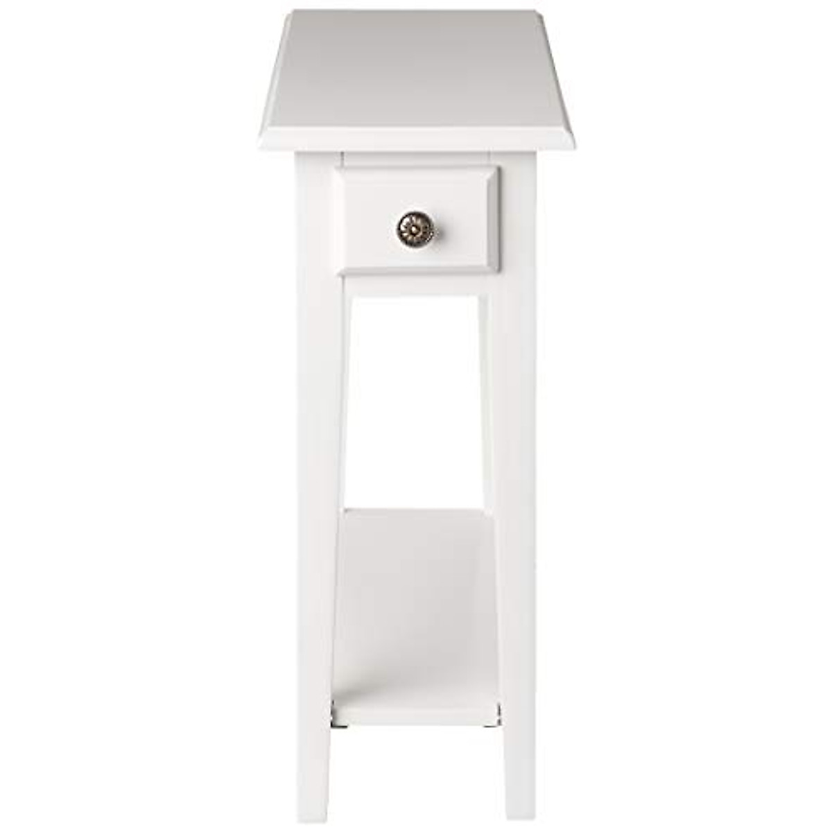 Frenchi Furniture End table, Queen, Off white