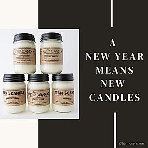 Best She Candle - Modern Farmhouse 100% Soy & Beeswax - Stress Relief Gift - Aromatherapy - 11 Oz - Handmade in The USA - Lavender Vetiver Scent