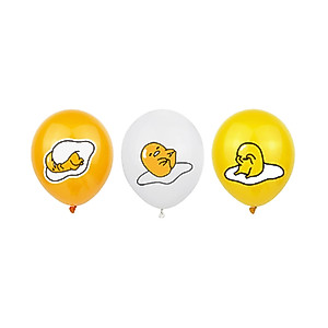 32Pcs Gudetama Birthday Party Supplies Party Favors Set For Kids Gudetama Cake Topper Cupcake Toppers Banner Balloons For Gudetama Birthday Party Decorations