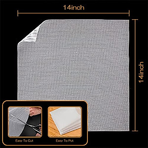 (6 Pack)Silicone Dehydrator Sheets, Dostk Premium Non Stick Dehydrator Mats for Fruit Dryer Mesh, Dehydrator Tray Liner Reusable (14 x 14 inch)