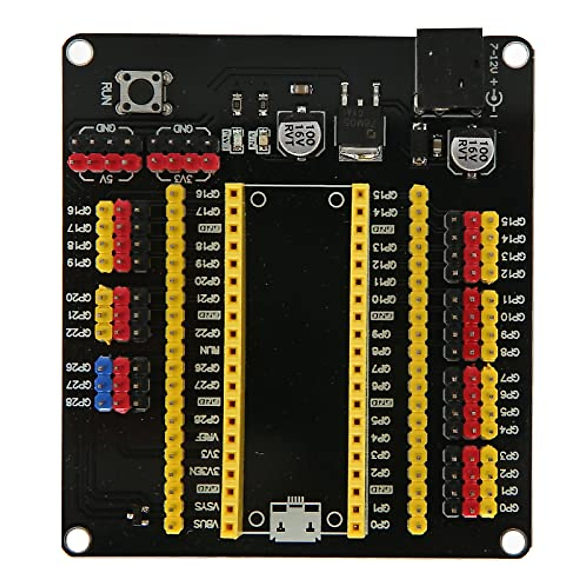 Jopwkuin Expansion Board, Easy Debugging Sensor Expansion Board Stable 2800 X 2500mil for Wearable Devices