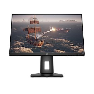 HP 24" FHD 144Hz 1ms GTG IPS LED FreeSync Gaming Monitor (X24ih) - Black (Renewed)