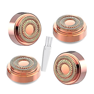 Tuliyet Flawless replacement heads, Women Facial Hair Remover Replacement Heads Generation 2 for Finishing Touch Flawless Facial Hair Removal Tool for Face, Double Halo Painless and Smooth