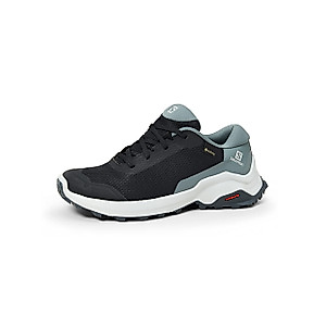 Salomon X Reveal Gore-TEX Hiking Shoes for Women, Black/Stormy Weather/Ebony, 10.5