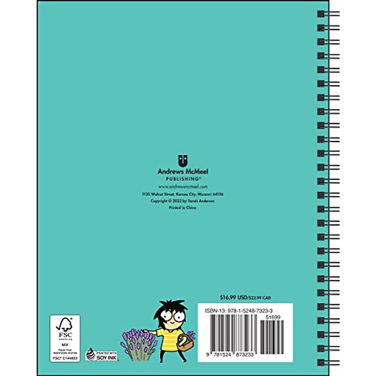 Sarah's Scribbles 16-Month 2022-2023 Weekly/Monthly Planner Calendar: Get It Together!