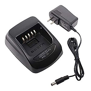 KSC-32 Charger Compatible for Kenwood Radio TH-D72A TK-2180 TK-3180 TK-5210 TK-5310 NX-5200 NX-5300 NX-5400 NX-410 NX-411 Compatiable Battery KNB-48L/32N/33L/43L/47L/31A/50NC/54N