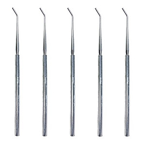 Edu-Labs Premium Quality Chrome and Seeker Mall Probe (Pack of 5)