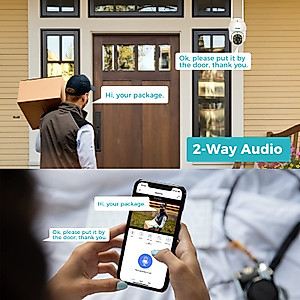 【Face/Human Detection,2K Spotlight,10"Monitor】SOVMIKU Wireless Security Camera System with 1TB Hard Drive,Expandable 8CH WiFi Home Surveillance NVR Kits,4pcs Outdoor Bullet IP Cameras,2-Way Audio