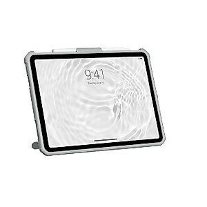 UAG Designed for iPad 10.9” 10th Gen 2022 Case Scout Healthcare White/Gray with Hand Strap, Kickstand Pencil Holder Rugged Lightweight Slim Impact Resistant Protective Folio Cover by URBAN ARMOR GEAR