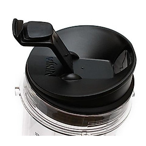 Original 24oz Nutri Ninja Compact Cup with New Sip and Seal Lid BL450 (Transparent)