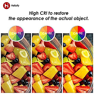 Helloify A19 LED Light Bulb, 9W (60W Equivalent), 806 Lumens, 2700K Soft White, Energy Saving Lamp for Office/Home, Non-dimmable, E26 Screw Base, 6 Count (Pack of 1)