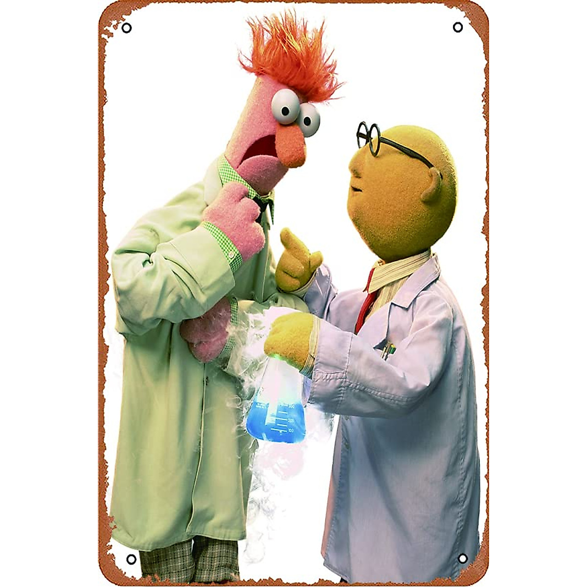 Muppets Dr. Bunsen Honeydew and Beaker Iron On Transfer Poster