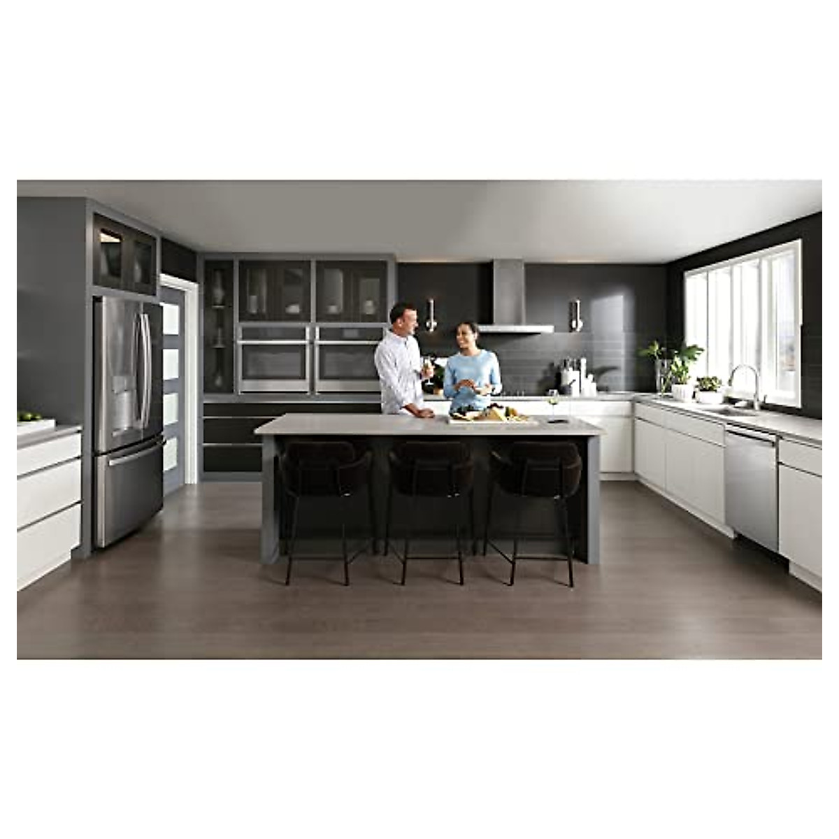 GE Profile PDT775SYNFS 24" Dishwasher with 16 Place Settings Twin Turbo Dry Boost WiFi Connect Deep Clean Silverware Jet Bottle Jet 1 Hour Wash Energy Star Certified in Stainless Steel