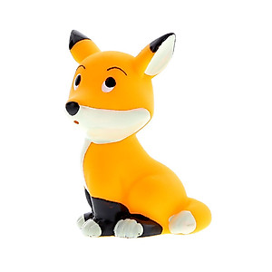 DolliBu Fox Bath Buddy Squirter - Floating Orange Fox Rubber Bath Toy, Fun Water Squirting Bathtime Play For Toddlers, Cute and Soft Wild Life Animal Toy For The Bathtub, Beach & Pool for Girls & Boys