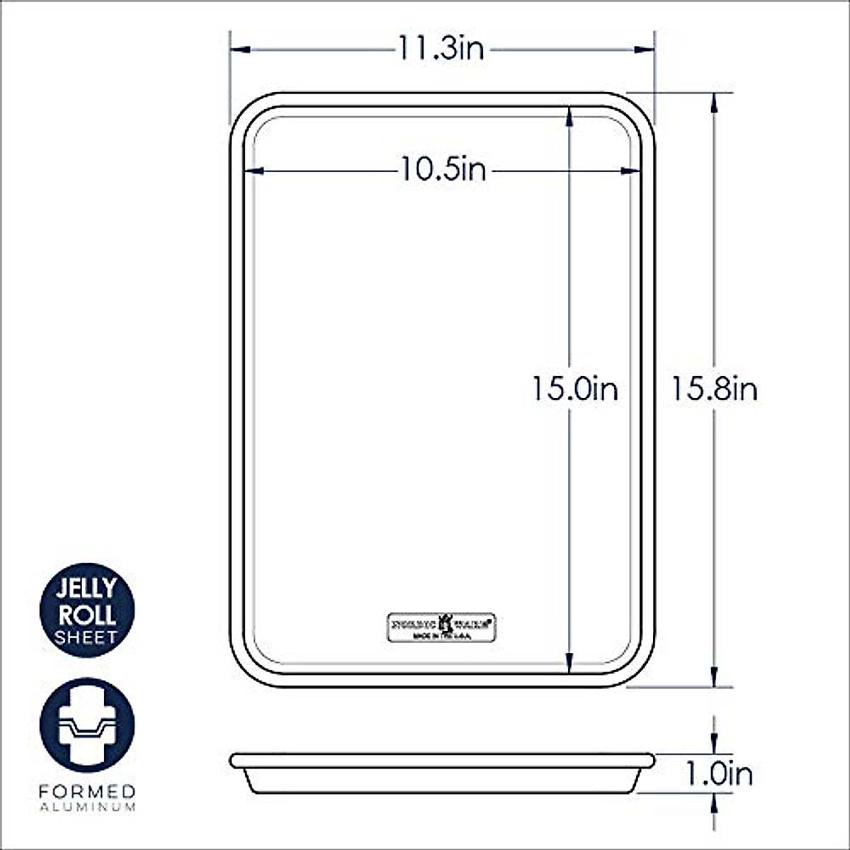 Nordic Ware Natural Jelly Roll Pan